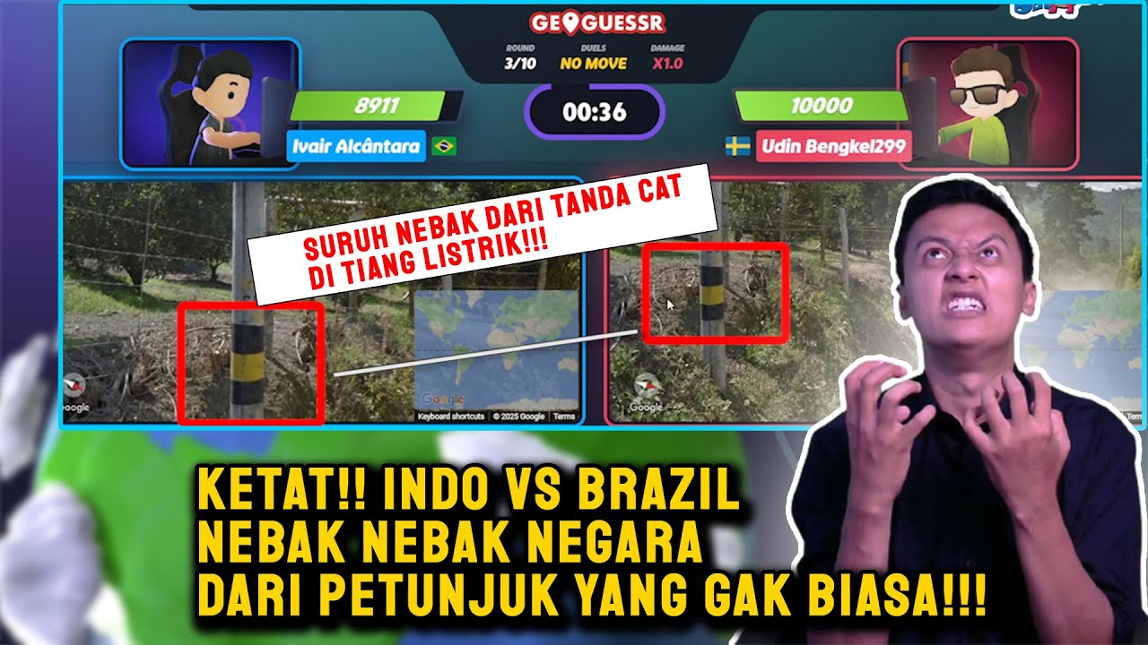 BELAJAR MENEBAK NEGARA DARI PERTANDINGAN INDO VS BRAZIL DI GAME ...