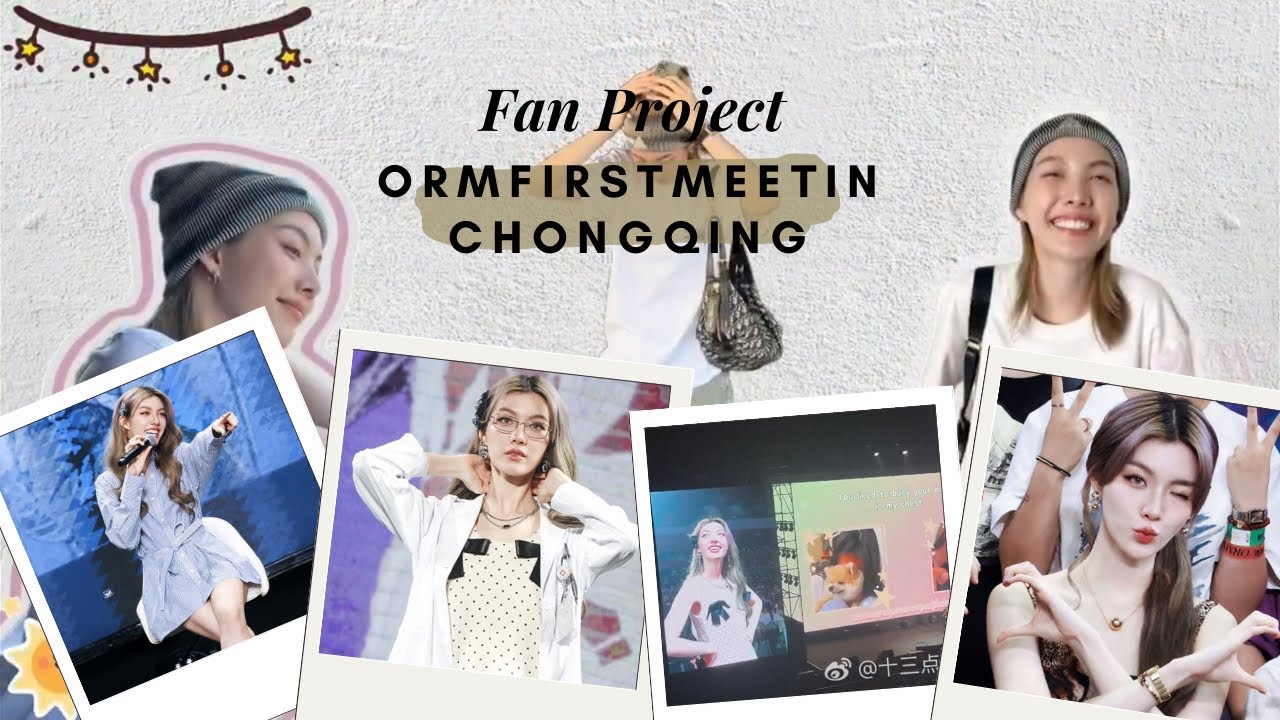 N’Orm looks at the fan project. So cute.The ending very entertaining.😂😂🥰 #lingorm #ormkornnaphat ...