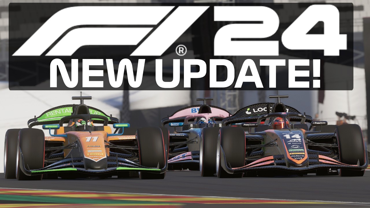 F2 24 is FINALLY here! F1 24 Update V1.10 - YouTube