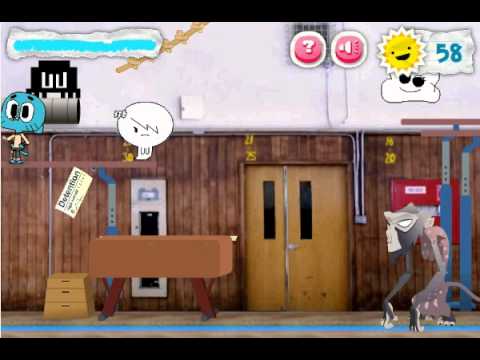 Amazing world of gumball game boss 1 miss simian (easy boss must watch ...