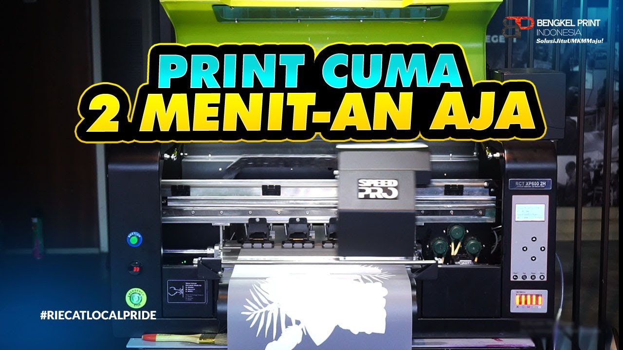 Test Print DTF Tanpa Henti dengan Settinga 6 Pass, Hanya Butuh 2 ...