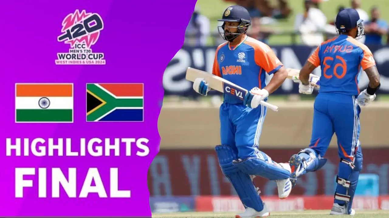 Final | India Vs South Africa Full Highlights Icc T20 World Cup 2024 ...