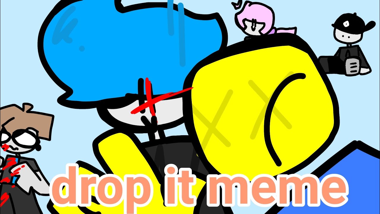 flash warning ⚠️ ||drop it meme|| Roblox - YouTube