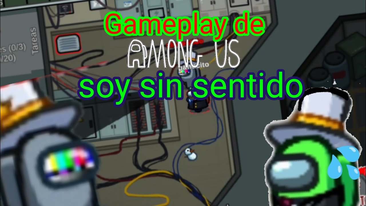 reto esto es among us pero soy sin sentido (Gameplay de among us 4 ...