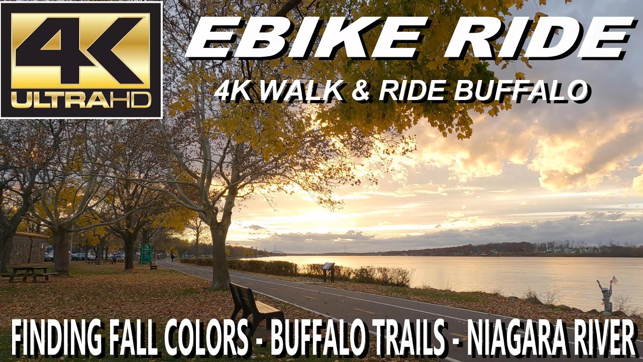 4K Ebike Ride - Finding Fall Colors - Buffalo Inner City Trail ...