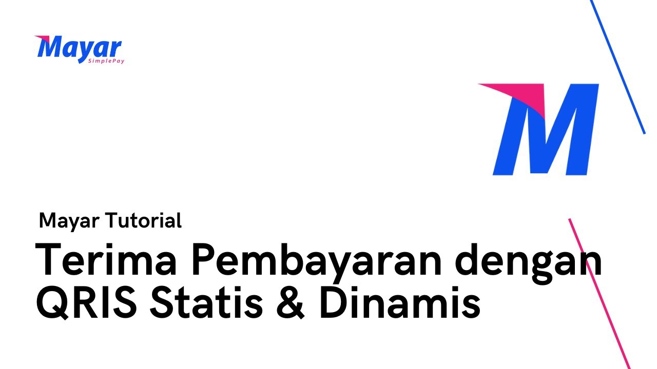 Terima Pembayaran dengan QRIS Statis dan Dinamis - YouTube