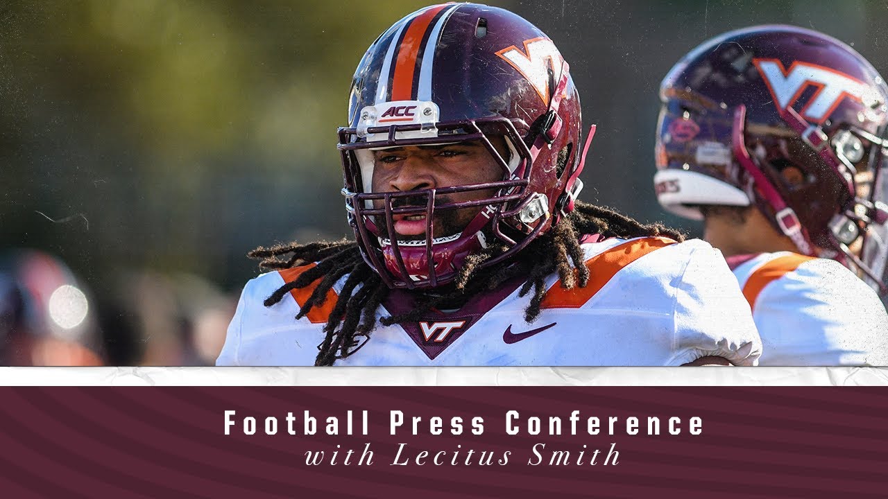 Virginia Tech Football Press Conference - Lecitus Smith - YouTube