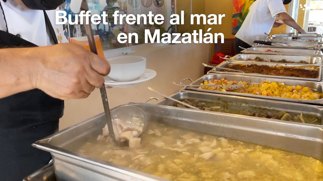 Buffet en Mazatlán frente al Mar - Hotel Las Flores - YouTube