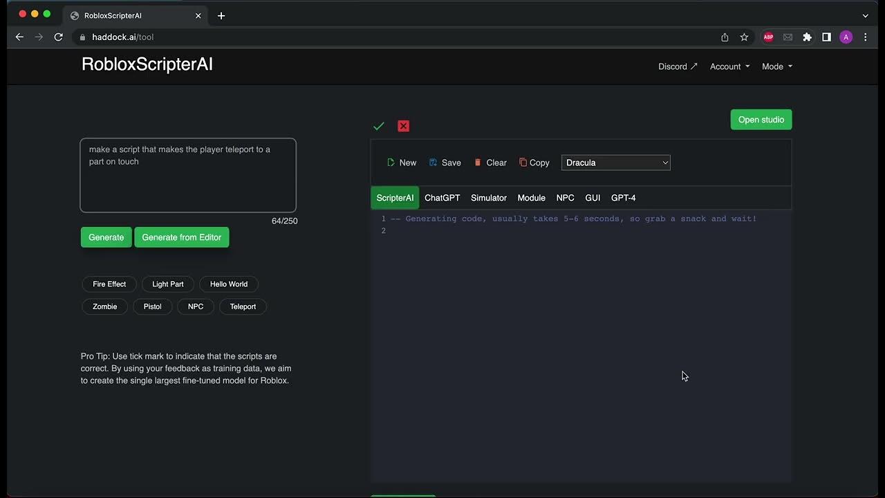 RobloxScripterAI teleport script.lua - YouTube