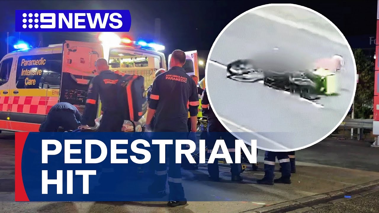 Food delivery driver and pedestrian injured in crash | 9 News Australia ...