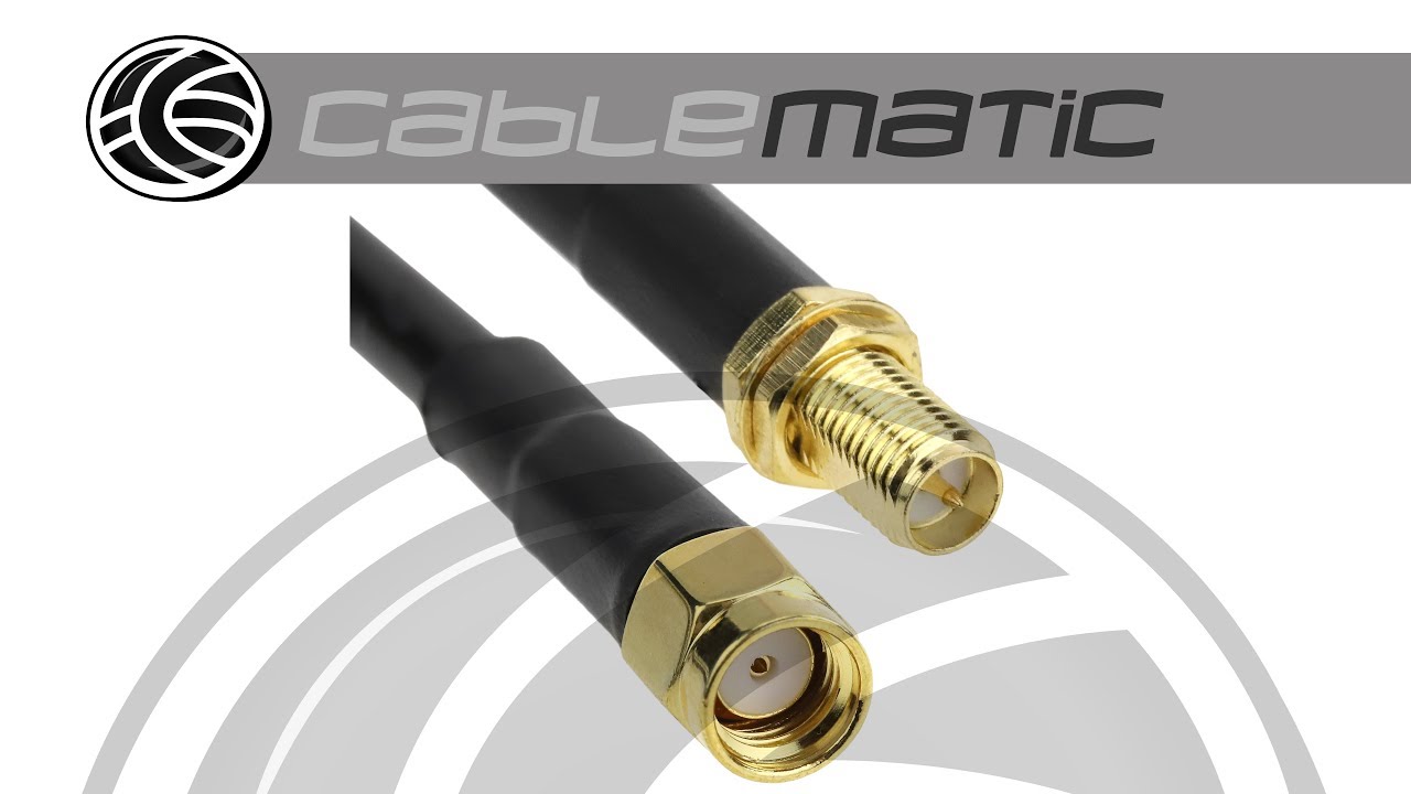 Cable coaxial HDF200 rSMA-macho a rSMA-hembra 1m - distribuido por ...