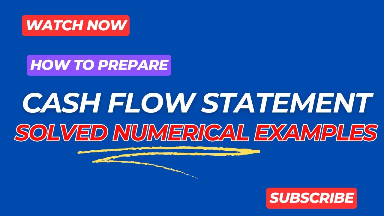 FFA Lecture 59: Cash Flow Statement Solved: Direct vs. Indirect Method ...