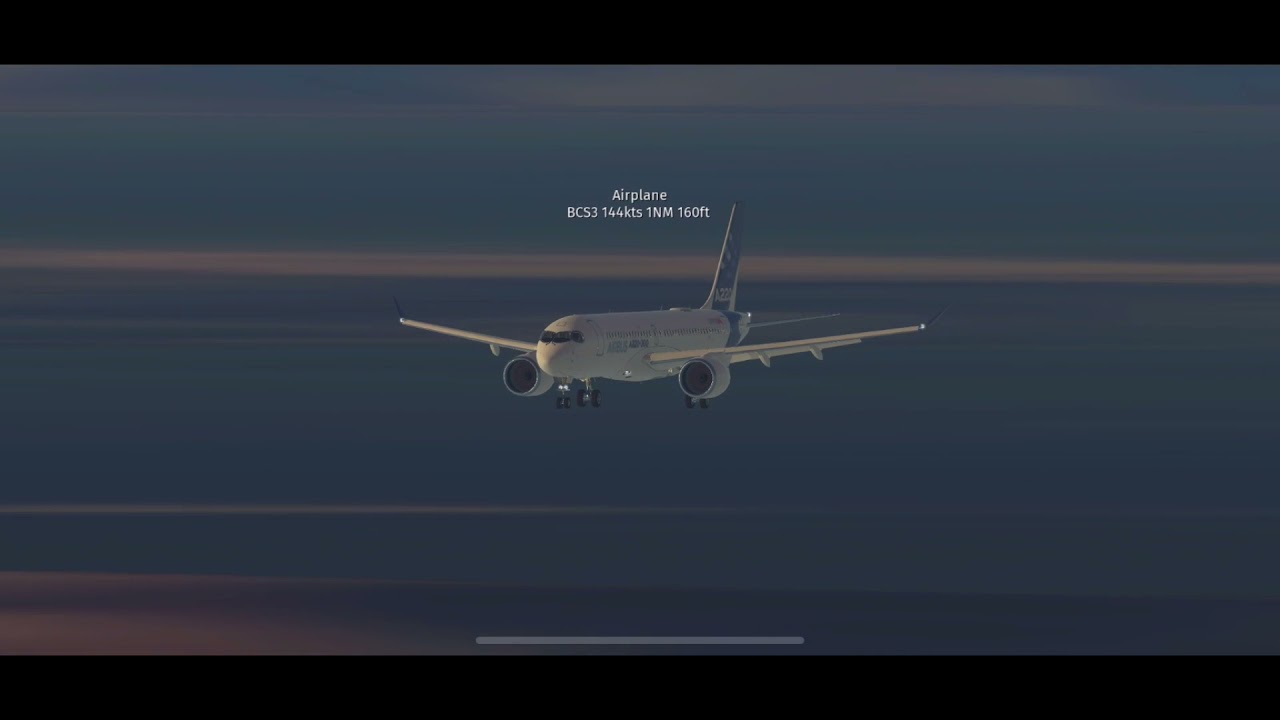 Infinite flight A220-WSSS RWY 20R - YouTube