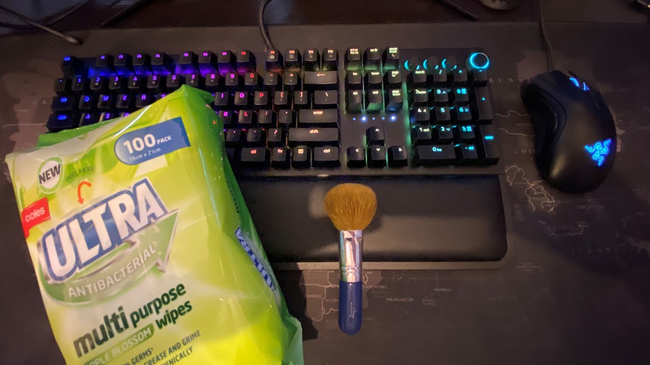 Filthy Keyboard Cleaned | Razer Blackwidow Elite Keyboard | Tech ...