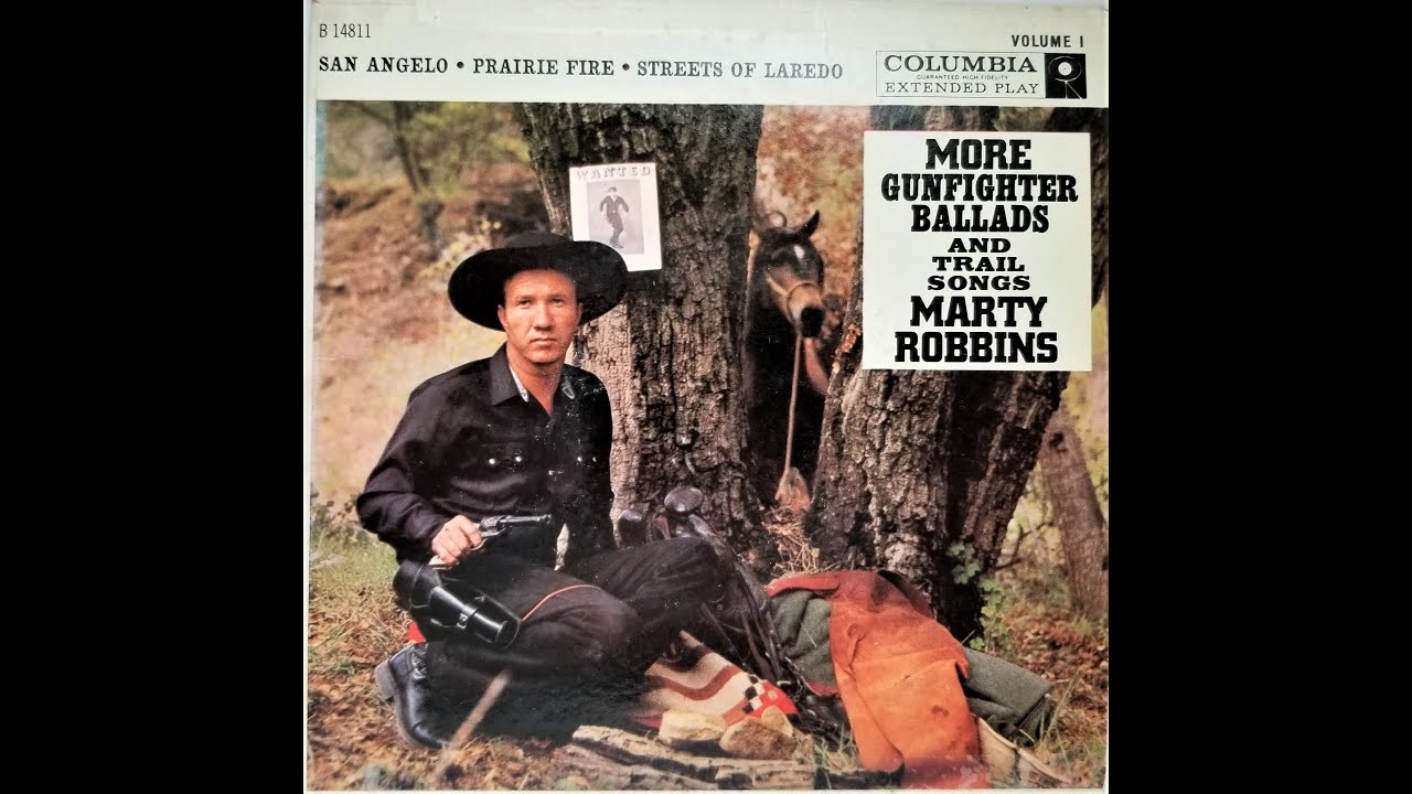 Marty Robbins "More Gunfighter Ballads and Trail Songs Vol. I" EP 45 vinyl