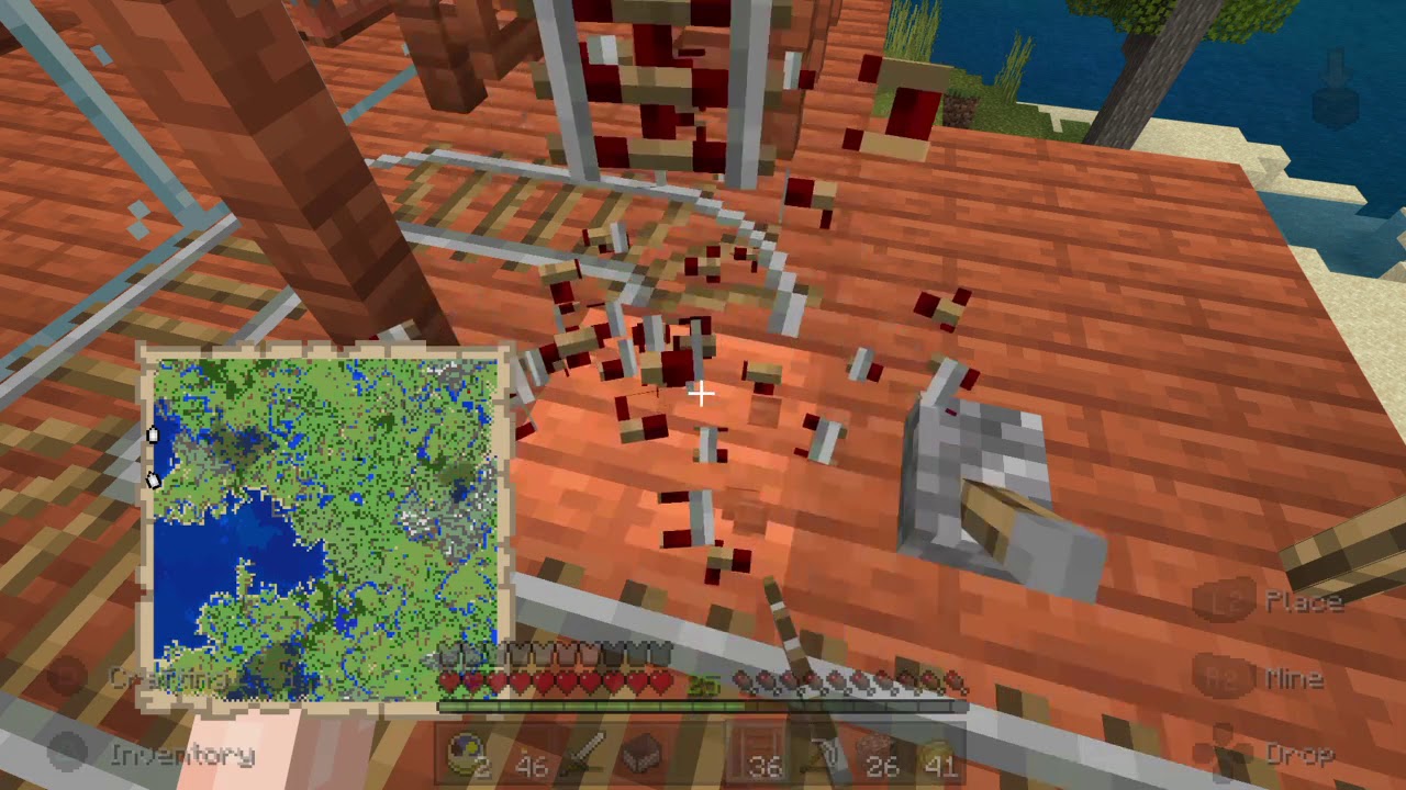 Minecraft survival acacia wood summer home (June 7th pt 2) - YouTube