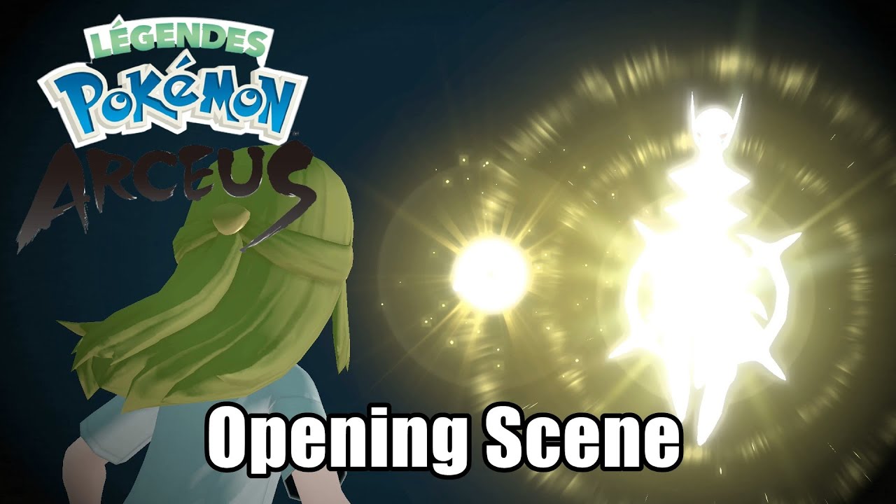 Pokemon Legend Arceus : Opening Scene FHD 1080p - YouTube