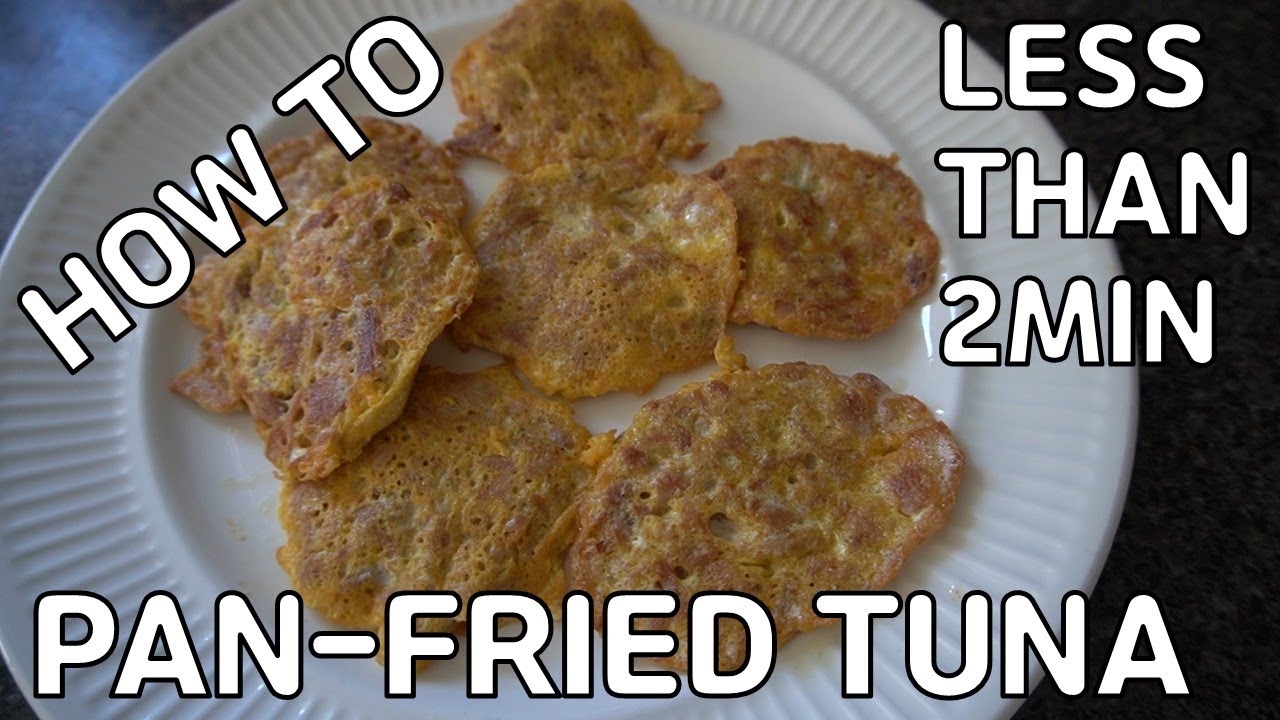 Easy Pan-fried Tuna 최고 밥 반찬! 참 쉬운 참치전! - YouTube
