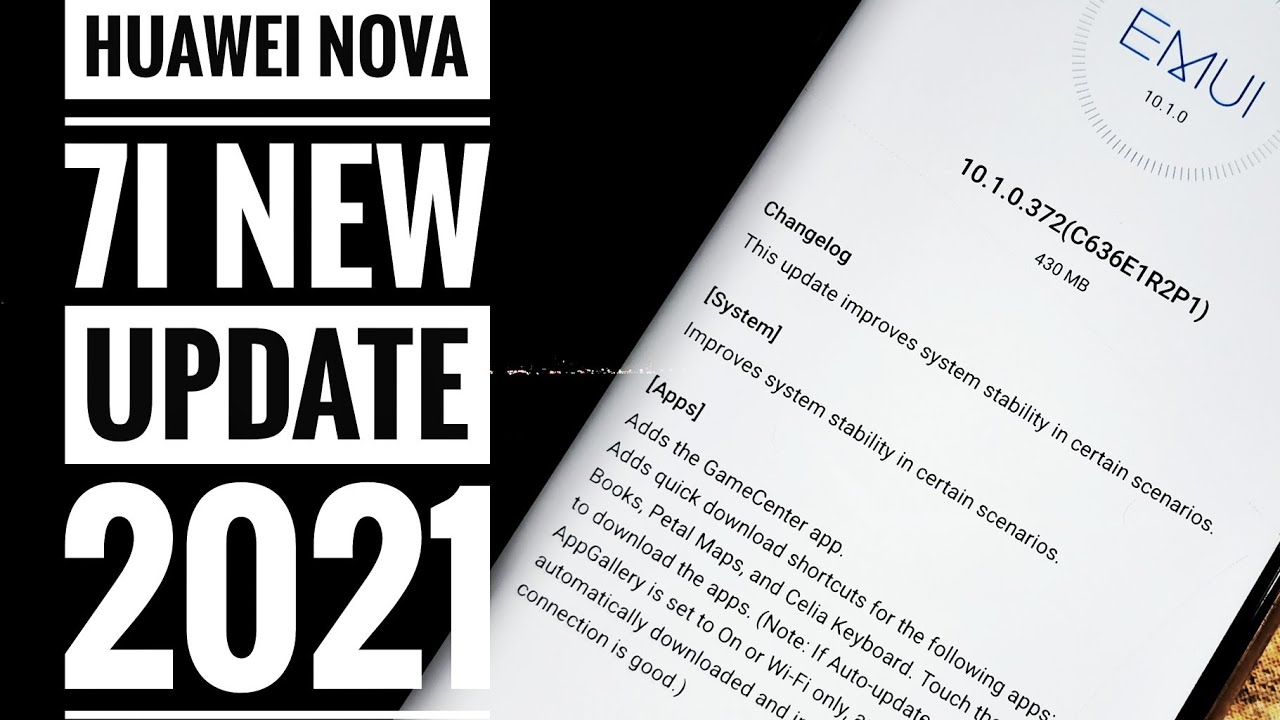 Huawei Nova 7i New Update 2021 | Adds Huawei New Apps - YouTube