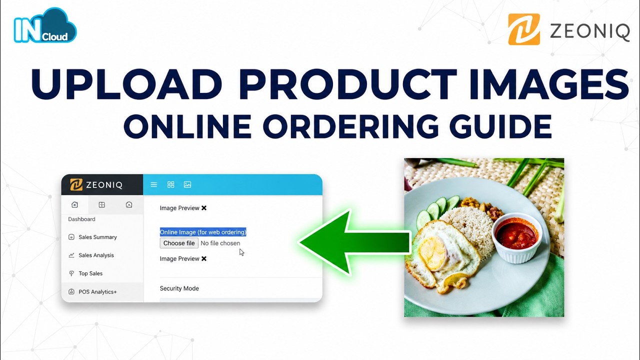 ZEONIQ RMS – Online Ordering Platform Image Upload - YouTube