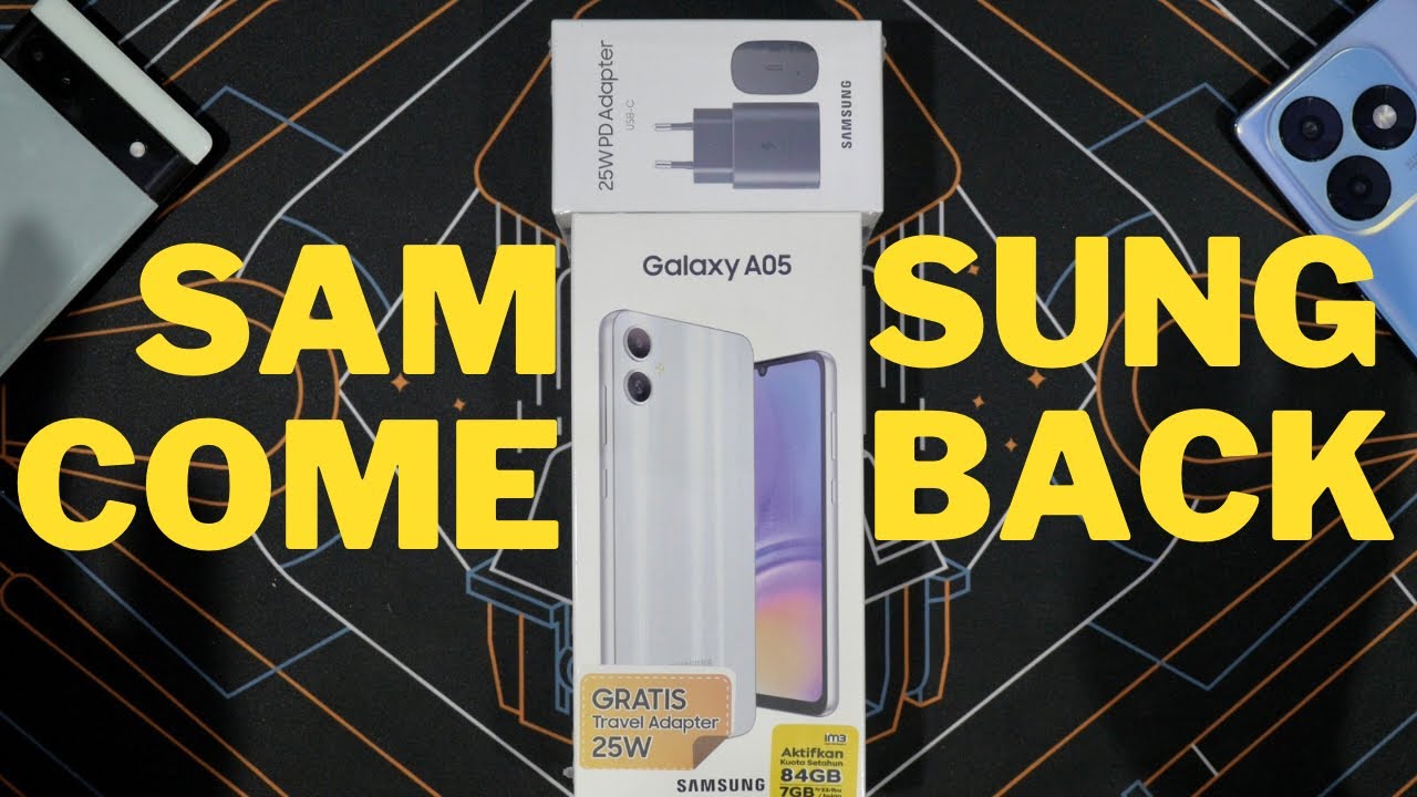 CUMA 1.5 JUTA!! UNBOXING SAMSUNG GALAXY A05 | TES BENCHMARK, DISPLAY ...