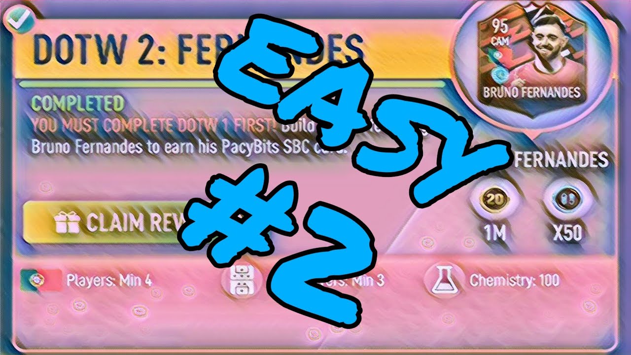 HOW TO COMPLETE DOTW 2: FERNANDEZ IN PACYBITS 20 - YouTube