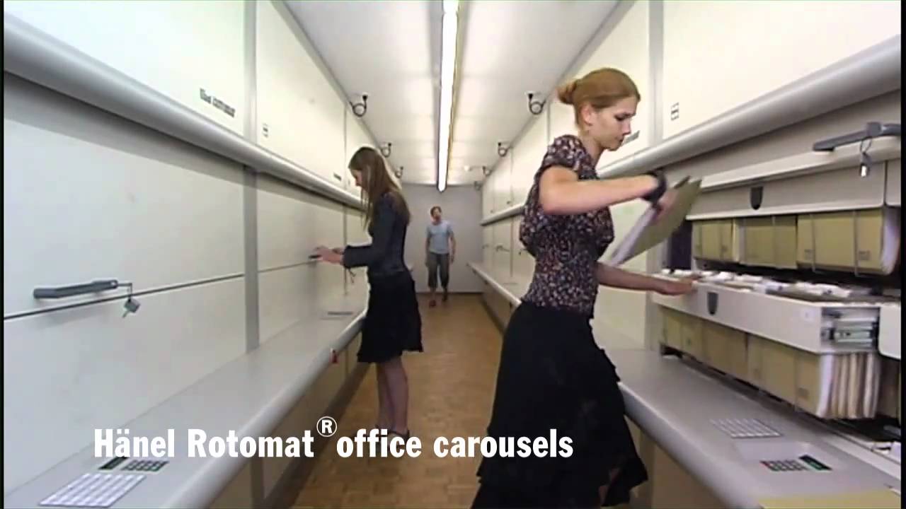 Hanel Rotomat Office Carousels - YouTube