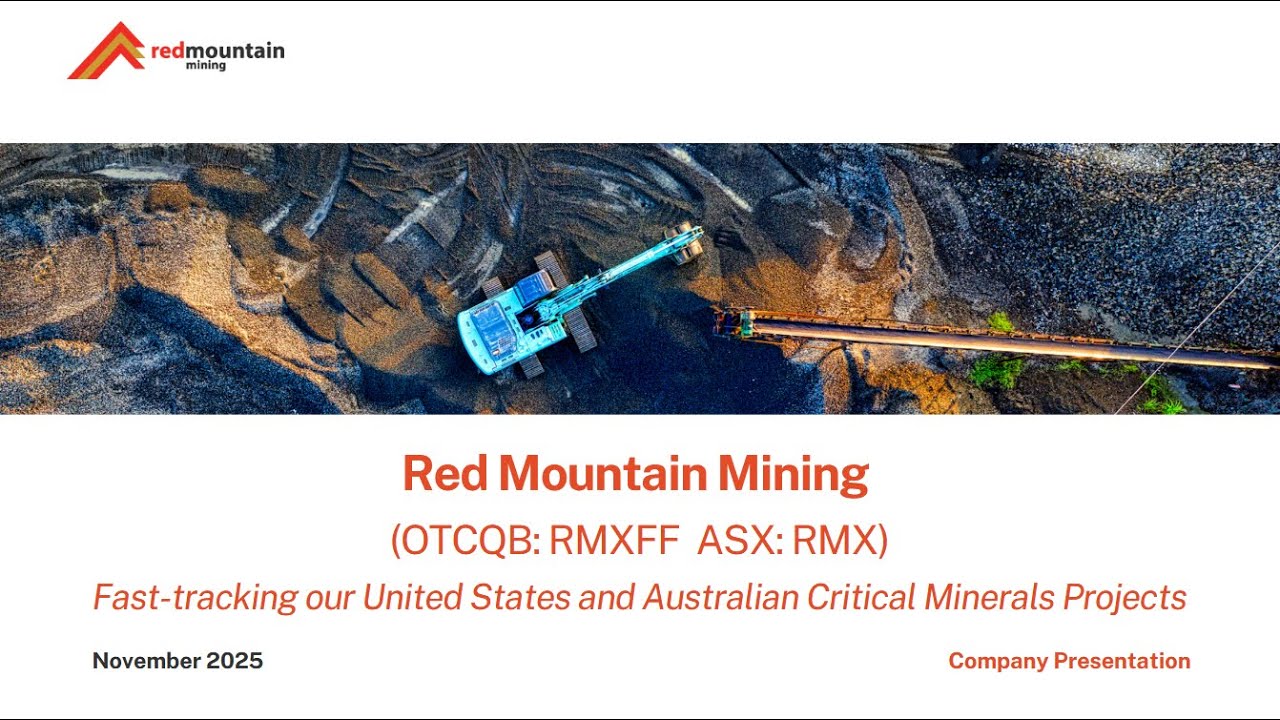 Red Mountain Mining Limited (OTCQB: RMXFF | ASX: RMX): Virtual Investor ...