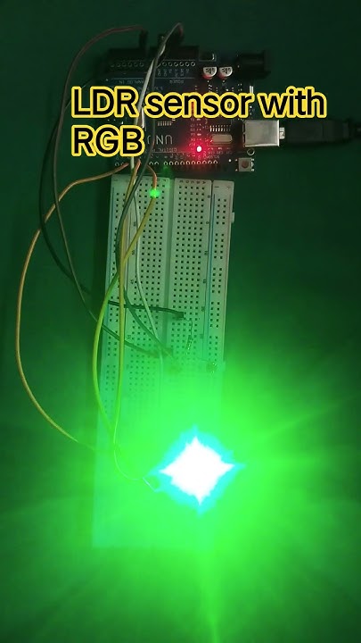 Ldr sensor with RGB#viral #trending#shortfeeds#arduino #arduinoproject#artificialintelligence# ...