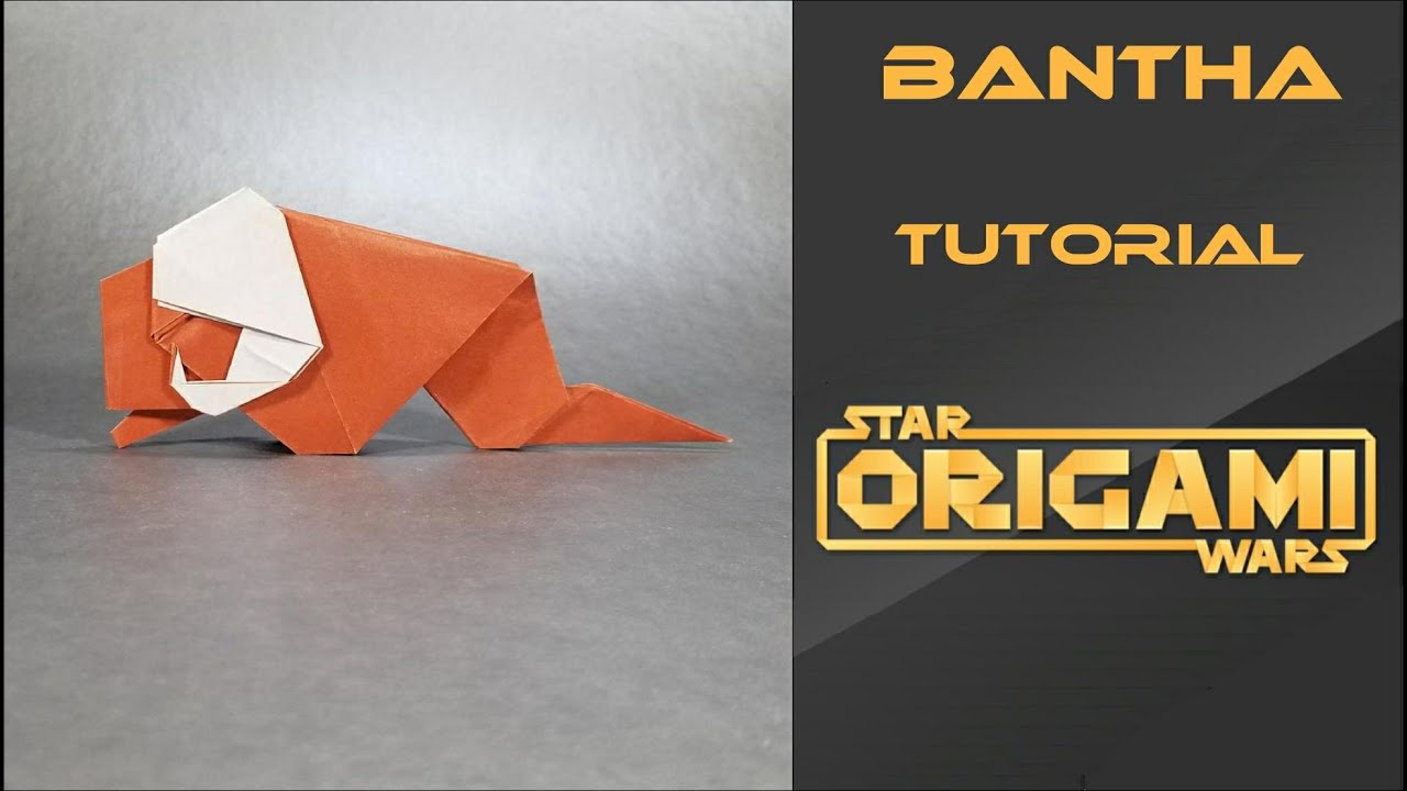 Star Wars Origami Tutorial: Bantha - YouTube