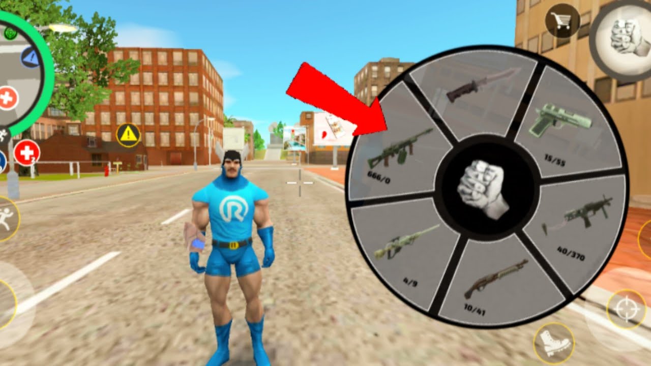 Testing new Weapons || Rope Hero Vice Town Gameplay Series Part 9 ...