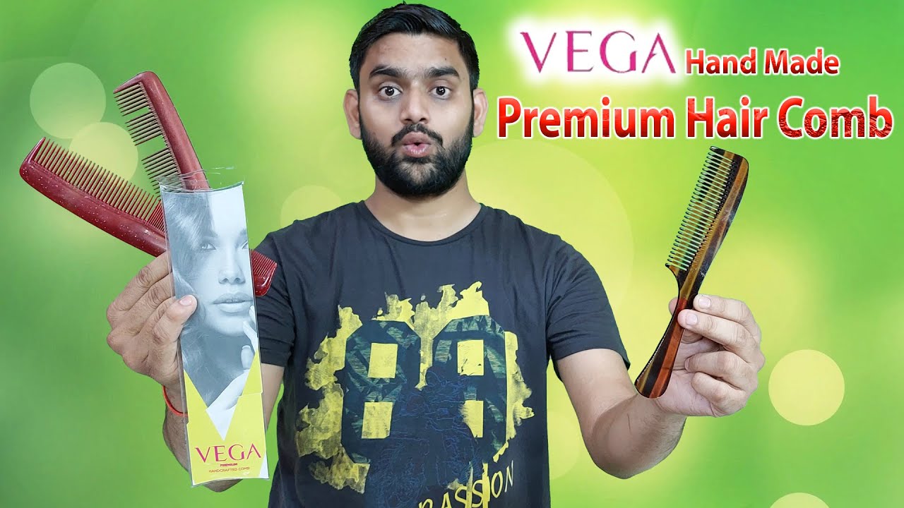 Vega Premium Quality Hair Comb | VEGA Hand Made Grooming Comb | - YouTube