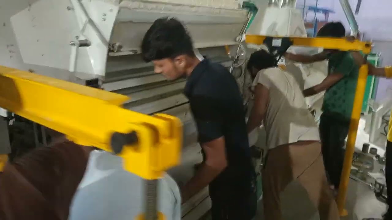 Buhler roller mill mddp roll body - YouTube