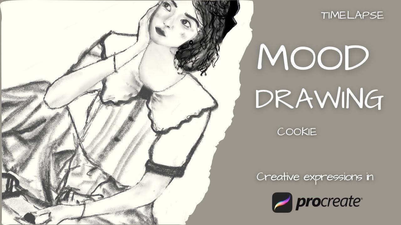 Mood Drawing; Cookie | Procreate Timelapse - YouTube