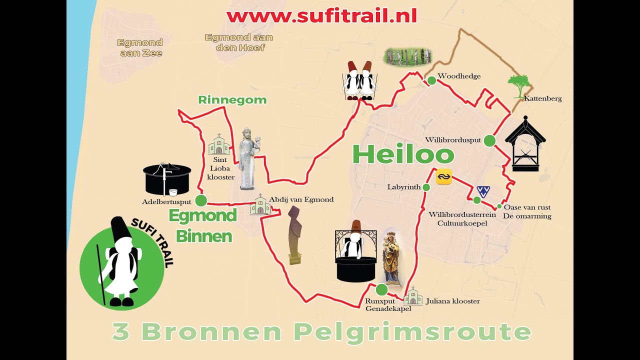 Drie Bronnen Pelgrimsroute, de Pelgrims - YouTube