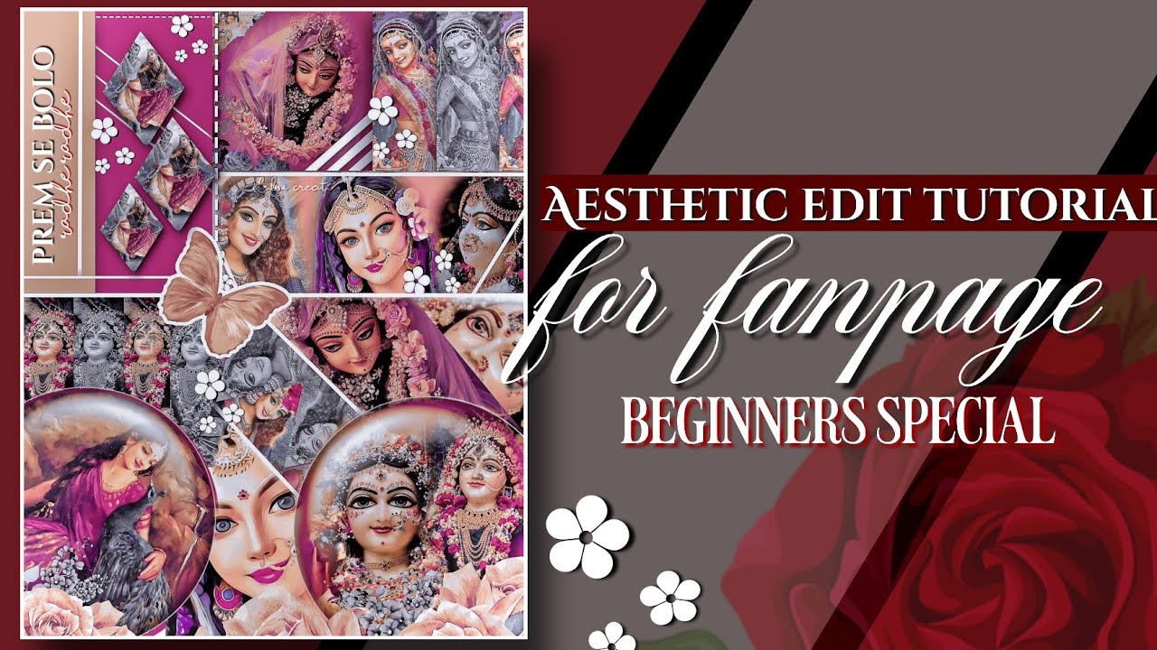 Aesthetic edit tutorial for fanpage 🍂#editing #instagram - YouTube