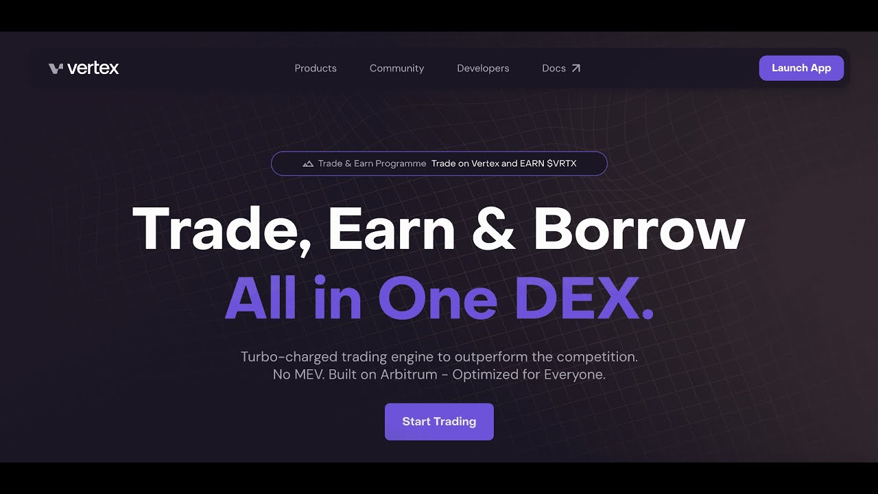 Vertex Protocol DEX - YouTube