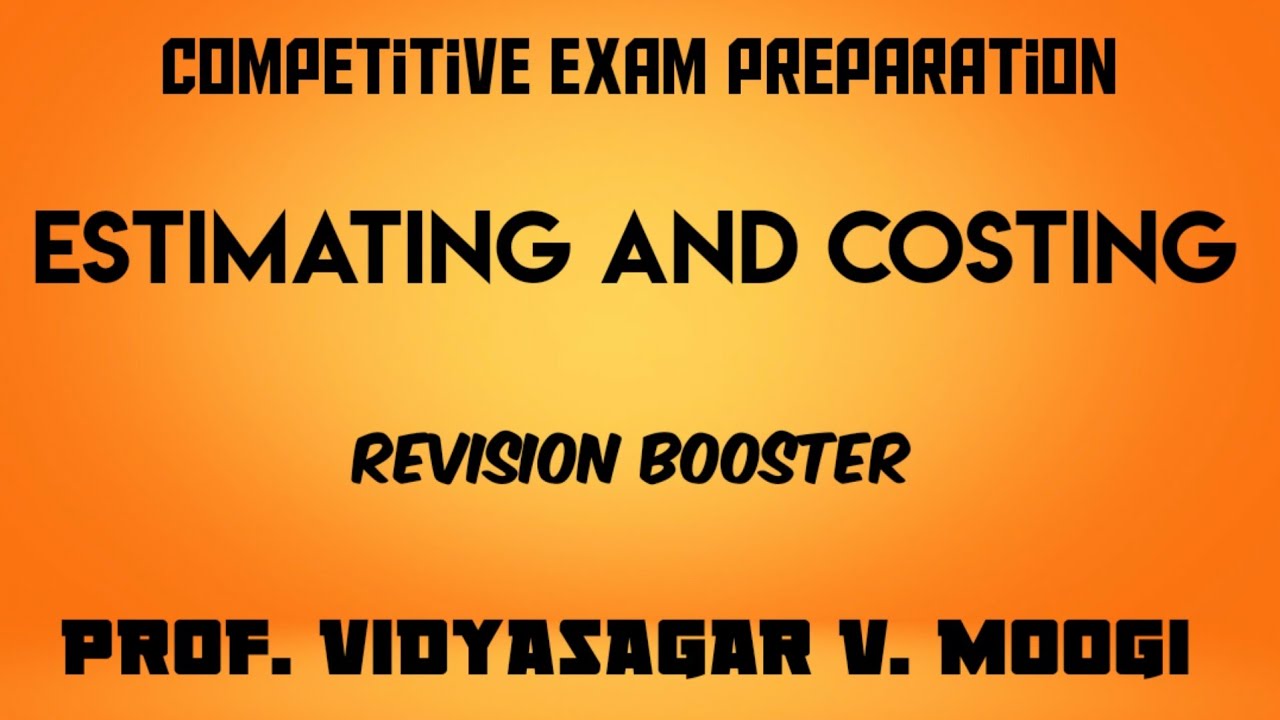 Estimating and Costing Revision Boosters - YouTube