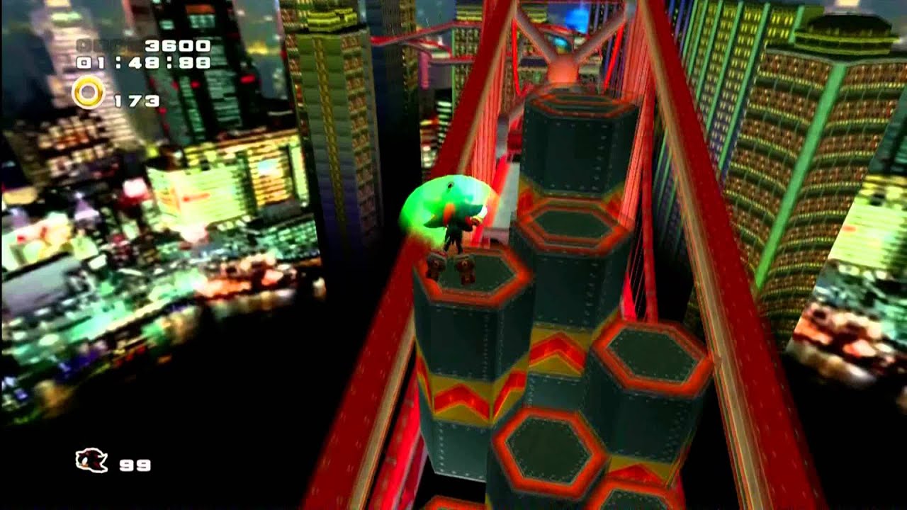 Sonic Adventure 2 Battle Radical Highway (Shadow the Hedgehog Gameplay ...