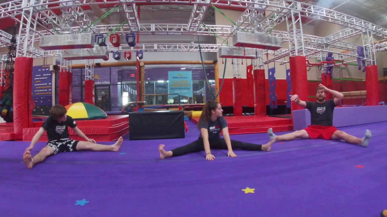 Ages 8-12 Ninja Warrior stretch video - YouTube
