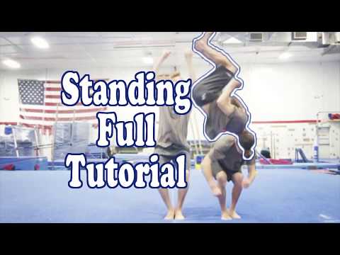 Standing Full Tutorial (Back Flip With 360 Twist)