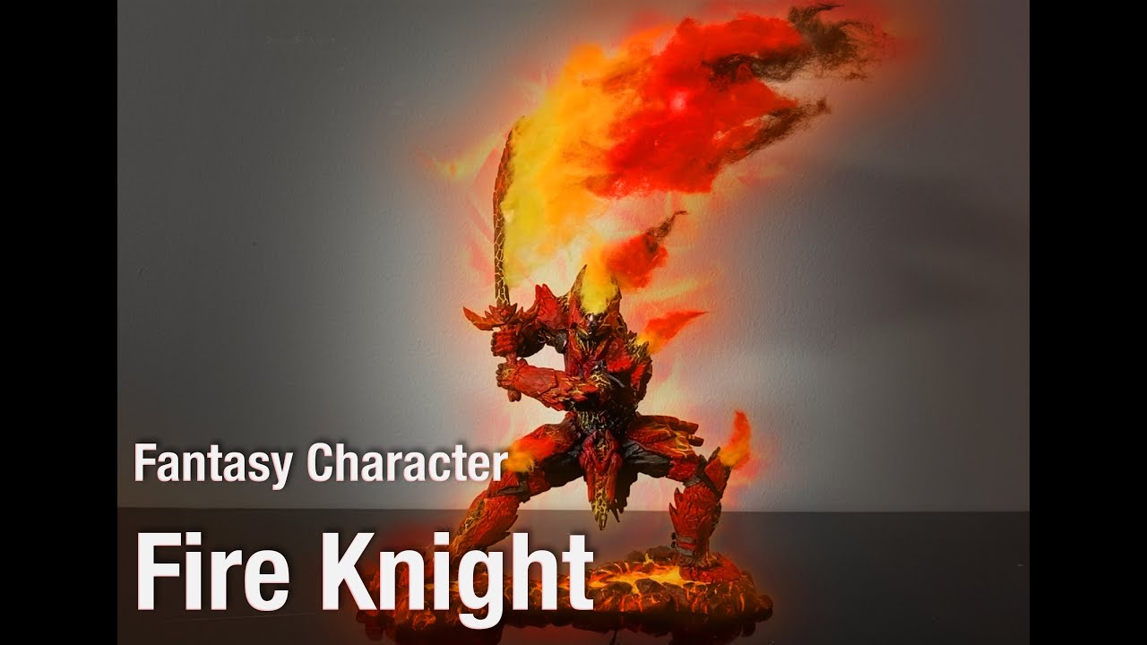 Modelling - Fantasy Character - Fire Knight - YouTube