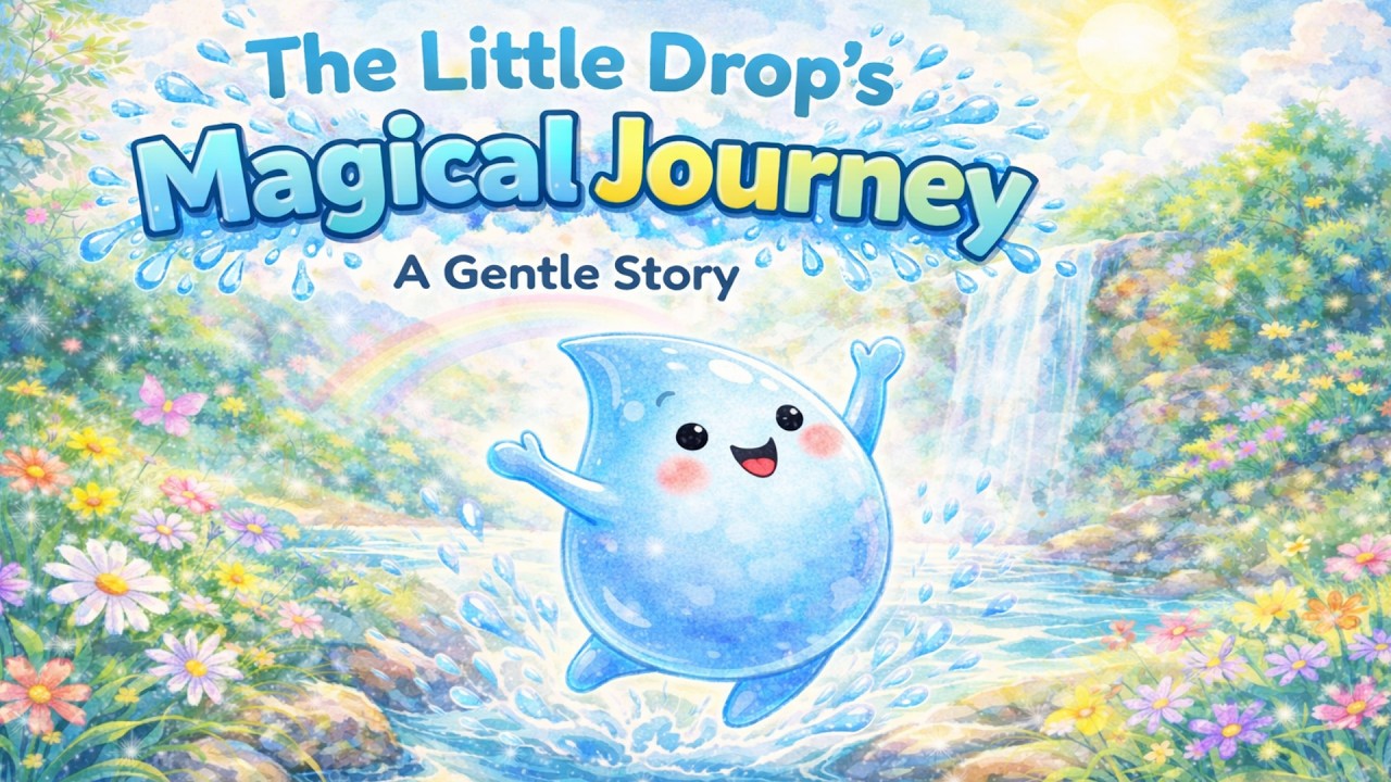 The Little Drop’s Magical Journey 💧 | A Gentle Water Cycle Story for ...