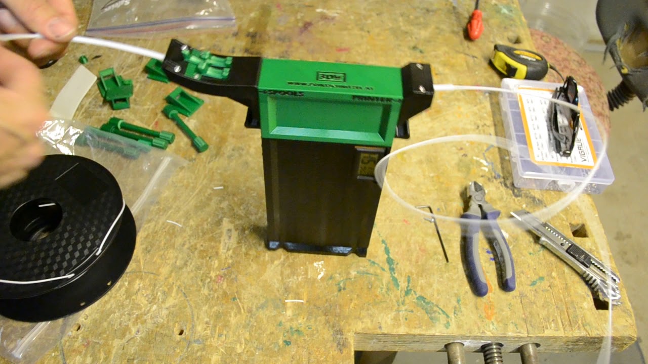 Airthight & Easy Filament Buffer for Prusa MMU2.0 - YouTube