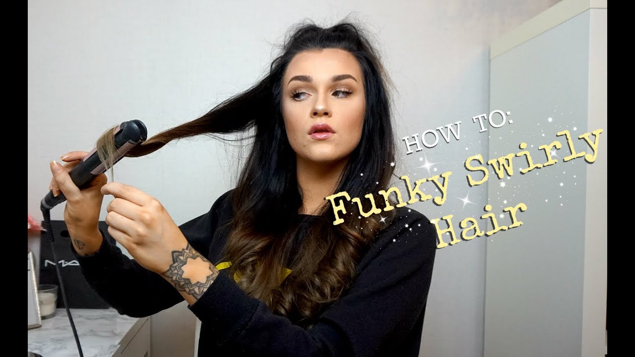 HOW TO: Funky Swirly Hair - YouTube