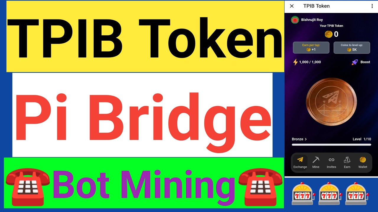 Pi Bridge | TPIB Token Mining | Second Pi Network | How To Joint ...