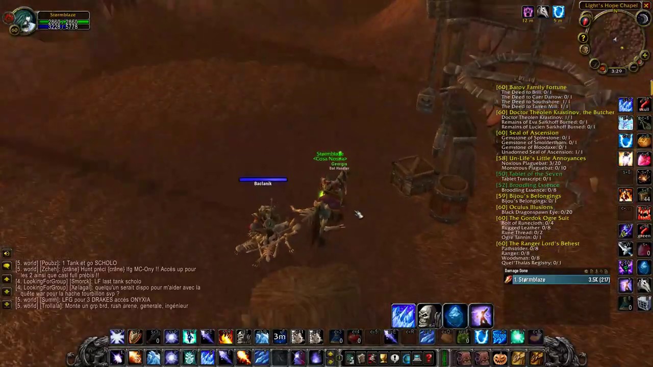 Flight Master Eastern Plaguelands wow classic (horde) - YouTube