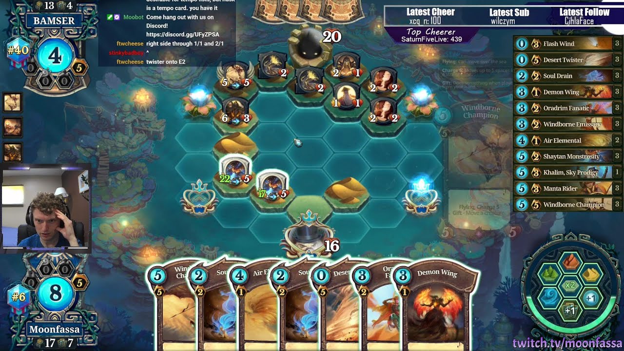 Faeria Stream Highlight - Yellow Monstrosity vs BAMSER's Oath to ...