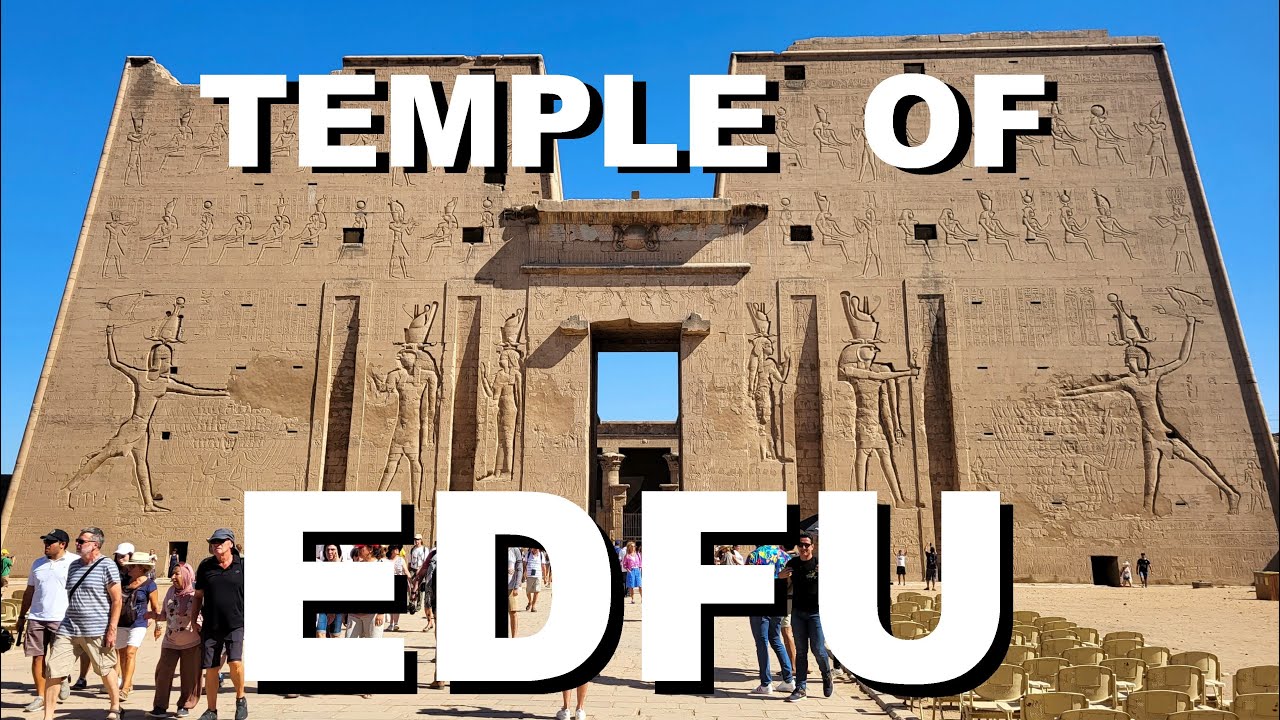 Egypt : Temple of Horus at Edfu . Temple of Edfu . Świątynia Horusa w ...