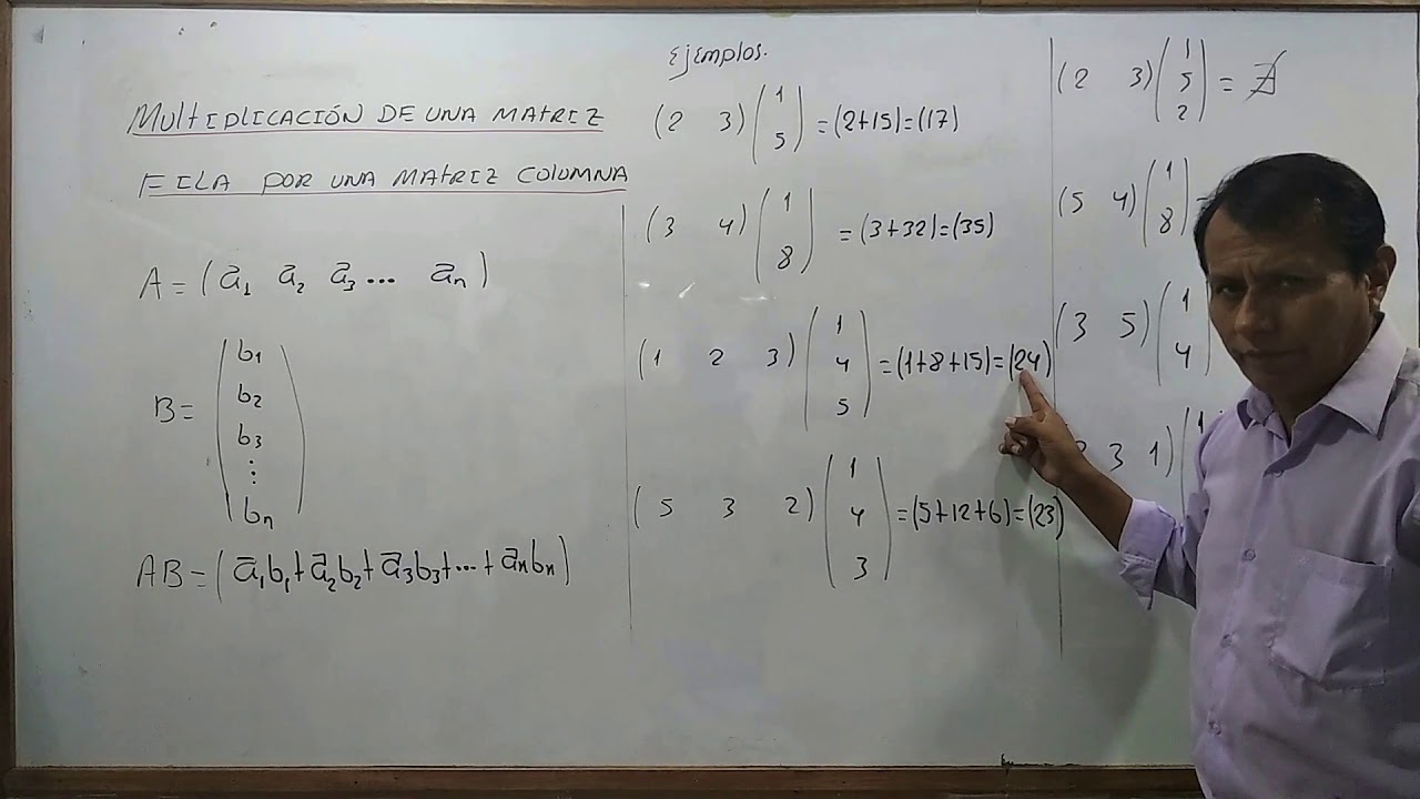 MATRICES (lección 2) Operaciones con Matrices: Adición y Multiplicación ...